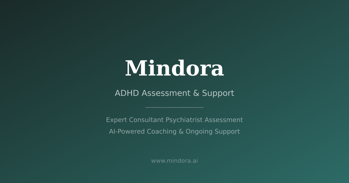 Mindora | ADHD Assessment & Support